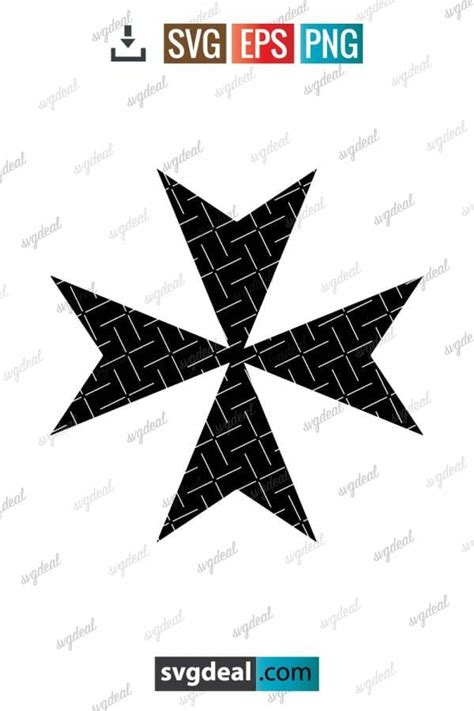Free Maltese Cross Svg