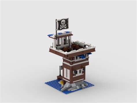 Lego Moc Pirate Outpost By Buccaneer Rebrickable Build With Lego