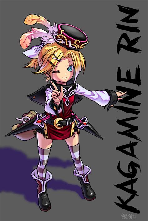 Kagamine Rin Vocaloid Drawn By Readxxx Danbooru