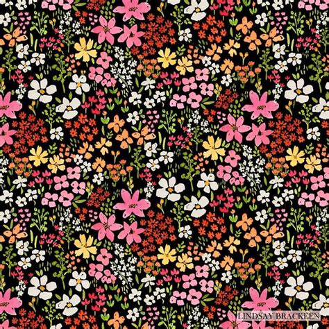 Lindsay Brackeen Artist On Instagram “a Ditzy Floral For Your