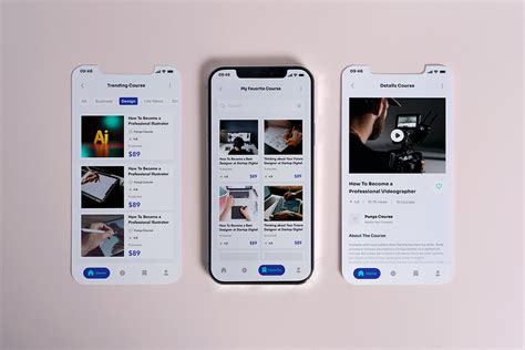 Ecourse Mobile App UI On Behance
