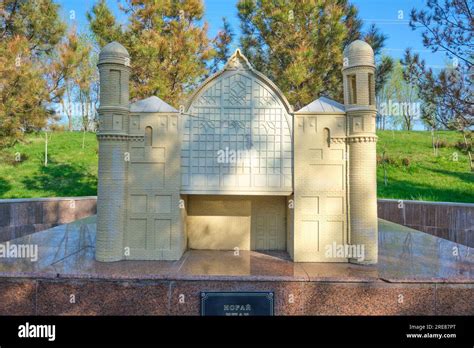 A View Of The Nogai Ishan Mosque A Diorama Model Recreation At The Ethno Historic Complex In