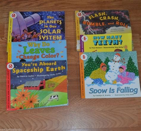 Lets Read And Find Out Science Book Lot Of 6 Scholastic Homeschool