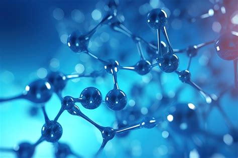 Science Background With Molecule Or Atom Abstract Structure For Science Or Medical Background 3d