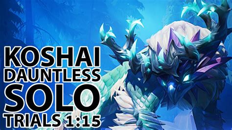 Dauntless Trials Koshai Hammer Strikers YouTube