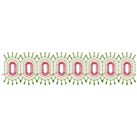 Embroidery Border Pattern Design