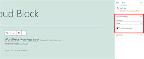 How To Use The WordPress Tag Cloud Block