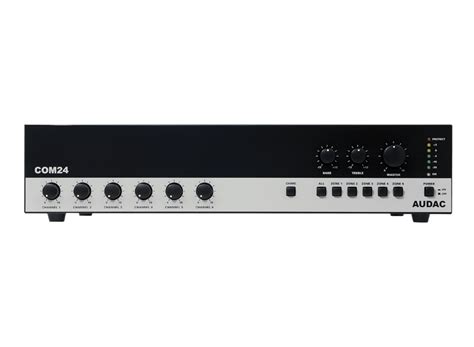 Audac Public Address Amplifier 240w 100v Com24mk2