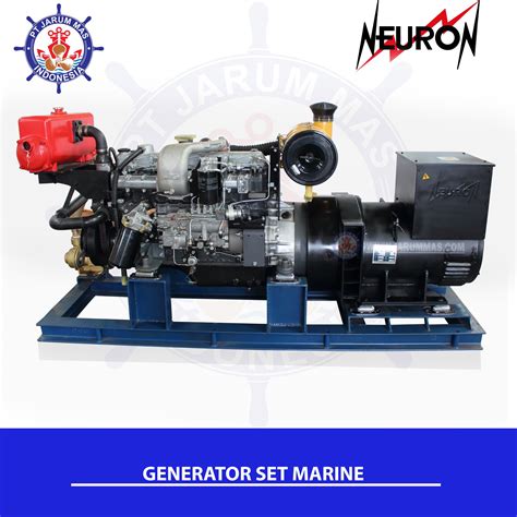 MARINE GENSET MITSUBISHI 6D16T GENERATOR NEURON PT Jarum Mas Indonesia General Spare Parts