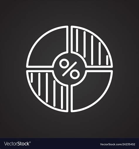 Graph Line Icon On Background For Graphic And Web Vector Image