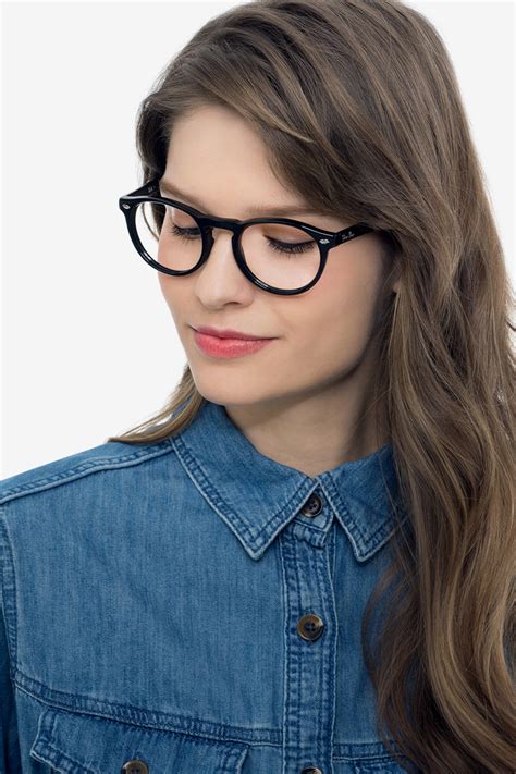Ray Ban Rb5283 Round Black Frame Eyeglasses Eyebuydirect Canada