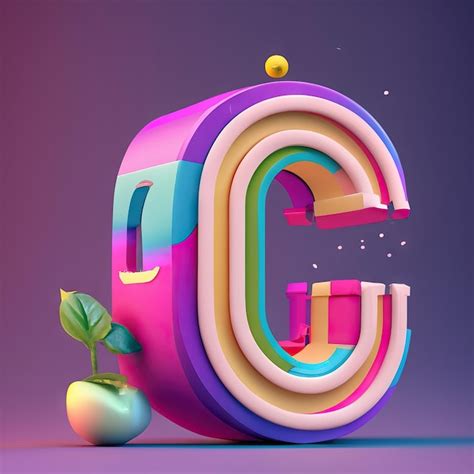 Premium Photo Letter C In 3d