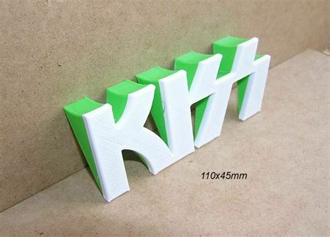Stl File Kiss Rock Music Group Poster Sign Signboard Logo With