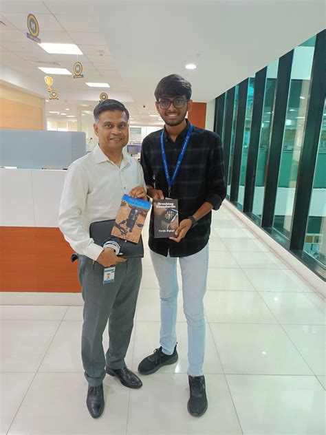 Sharing My Book With Abhishek Sir Tirth Patel Posted On The Topic