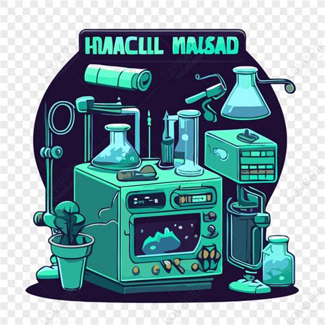 의료 실험실 벡터상표만화클립 아트 Png 일러스트 무료 다운로드 Lovepik