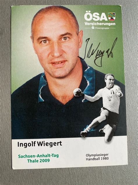 Ingolf Wiegert Olympiasieger 1980 Ddr Handball Signed Autogrammkarte 10x15 Eur 29 89 Picclick De