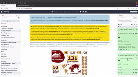 Galaxy Tutorial Quality Control With Fastqc Episode 1 Youtube