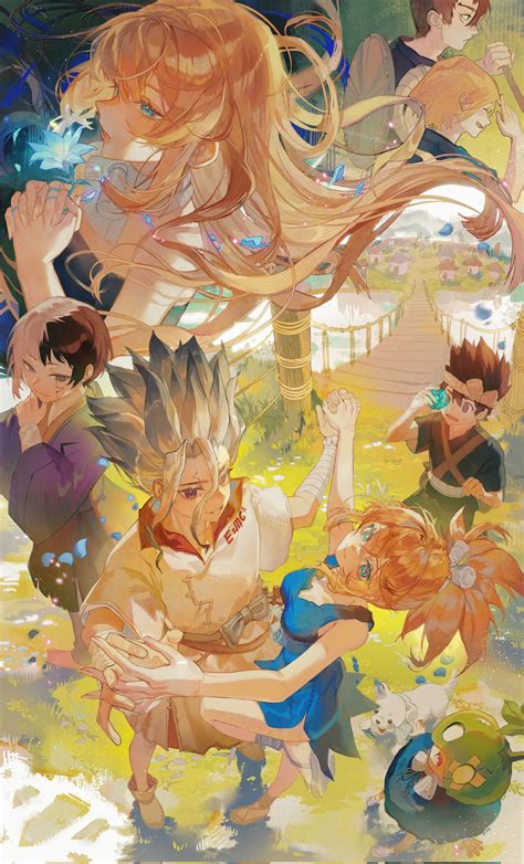 Asagiri Gen Chrome Dr Stone Ginro Dr Stone Ishigami Senkuu