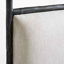 Dahlia Hand Forged Steel Framed Upholstered Canopy King Bed Reviews