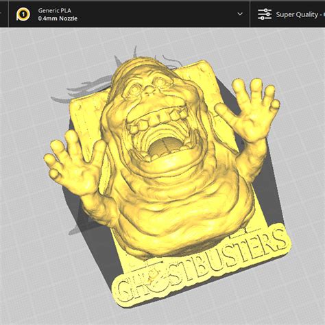 🎬 Ghostbusters Slimer・ Stl File For ・cults