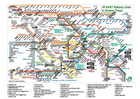 Tokyo Metro Subway Map Pdf Map Of World