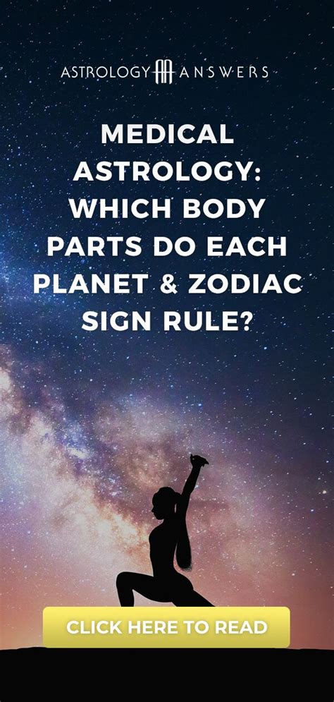 Medical Astrology Which Body Parts Do Each Planet And Zodiac Sign Rule