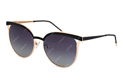 Premium Photo Side View Of Modern Sunglasses Isolated On White Background