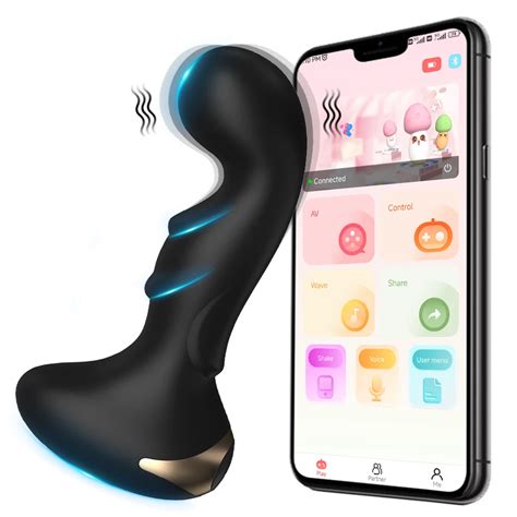 Bluetooth-пульт Дистанционного Управления, Силиконовая Анальная Пробка ...