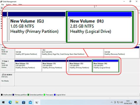 Windows Extend Primary Partition Efvga