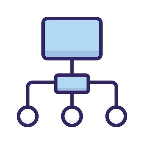 Hierarchy Icon Design Flowchart Workflow Icon 47631791 Vector Art At Vecteezy
