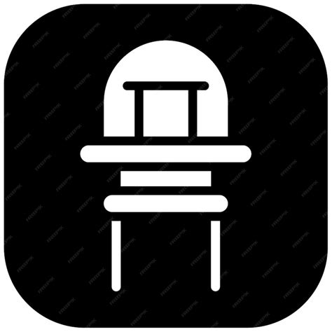 Ilustración Del Vector Del Diodo Emisor De Luz Vector Premium