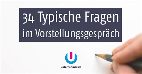 Vorstellungsgespräch Typische Fragen Infografik