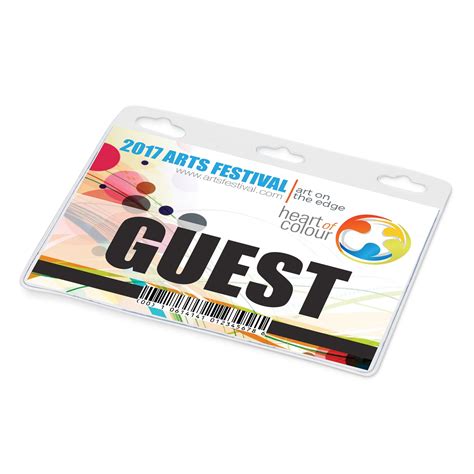 Clear Vinyl Id Holder Arctic Blue