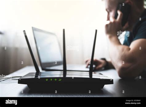 Wifi Router Table Hi Res Stock Photography And Images Alamy