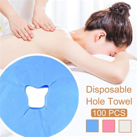Massage Bed Hole Towel Disposable Non Woven Face Cradle Covers Fabric