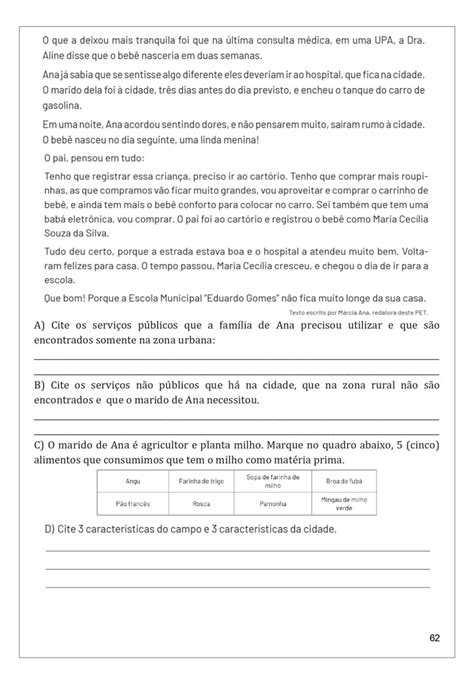 Atividades de Geografia PET 5º Ano ATUALIZADO