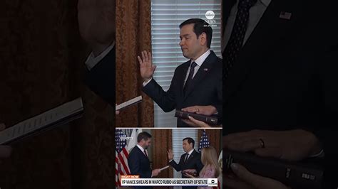 Marco Rubio Sworn In As Secretary Of State Main Stream Videos