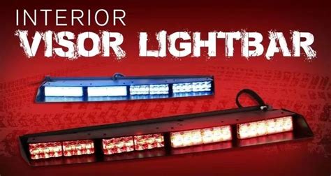 Led Visor Strobe Light Bar Warning Light Buy Visor Strobe Light Bar Visor Flashing Light Bar