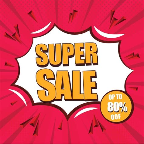 Premium Vector Abstract Super Sale Promotion Banner Template