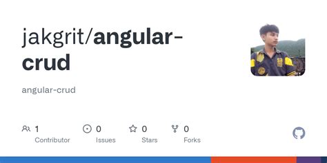 GitHub Jakgrit Angular Crud Angular Crud