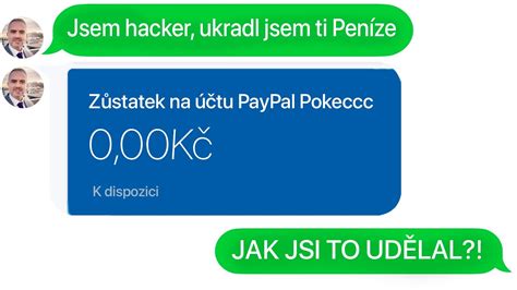 Podvodník Mě Tentokrát Doopravdy Okradl Youtube