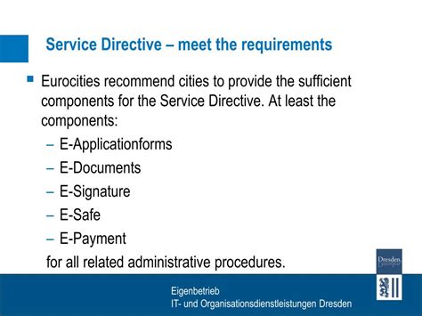 Ppt Eu Service Directive Powerpoint Presentation Free Download Id2213519