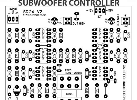 Pcb Layout Subwoofer Controller Ne5532 Artofit