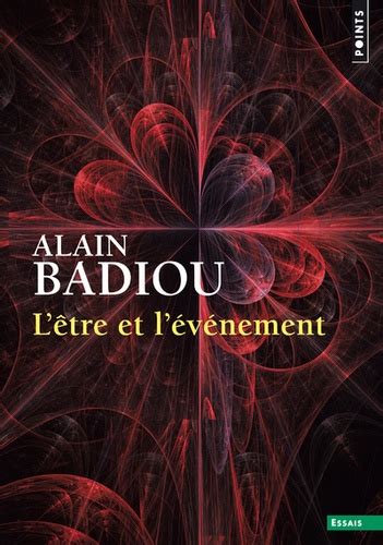 Lêtre Et Lévénement De Alain Badiou Poche Livre Decitre