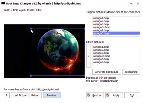Github Vhanla Bootlogochanger Windows And Windows Boot Logo