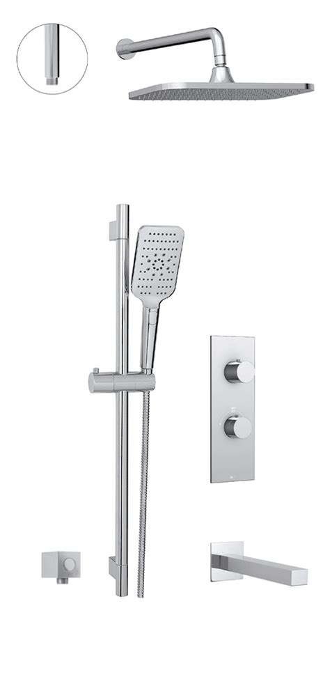 Aquabrass Canada Miamibox4 3 Way Thermostatic Shower Kit