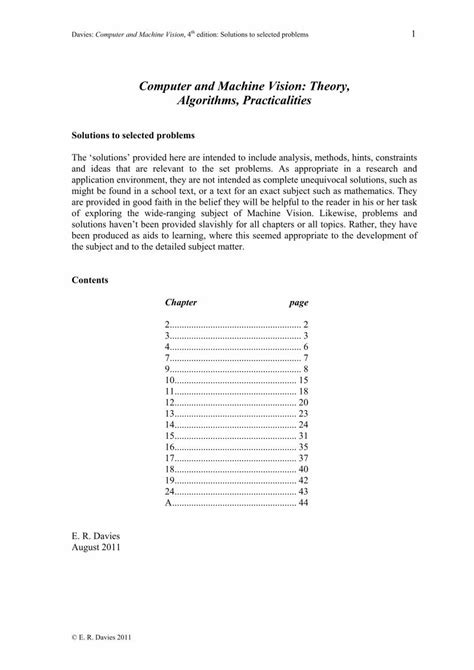 pdf computer and machine vision theory algorithms · davies