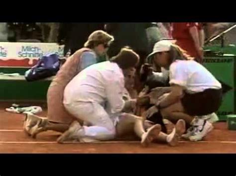 Monica Seles Stabbing Tennis YouTube