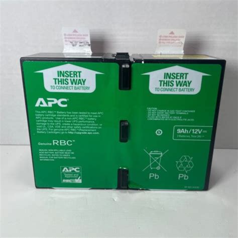APC by Schneider Electric APCRBC124 UPS Replacement Battery Cartridge ...