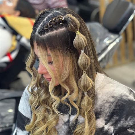 مدل بافت مو فانتزی مدل بافت مو دخترانه و شیک برای مهمانی